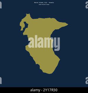 Nairai Island in the South Pacific Ocean - belonging to Fiji. Described ...