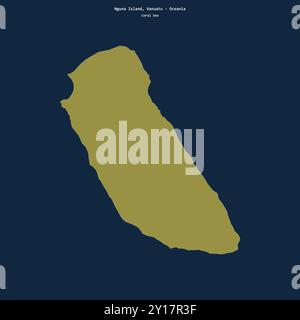 Nguna Island in the Coral Sea - belonging to Vanuatu. Described ...
