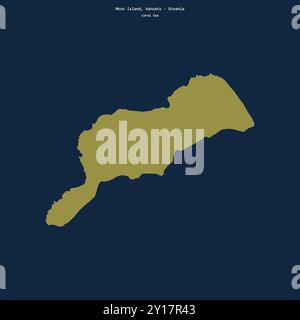 Moso Island in the Coral Sea - belonging to Vanuatu. Described location ...