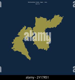 Nishinoshima Island in the Japan Sea - belonging to Japan. Described ...
