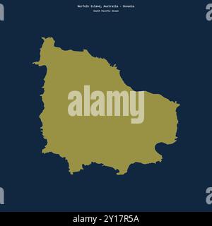 Norfolk Island in the South Pacific Ocean - belonging to Australia ...