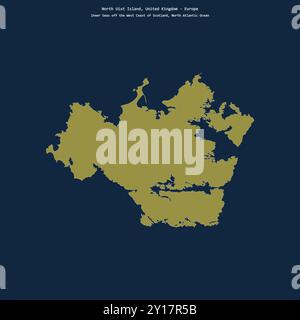 North Uist Island in the North Atlantic Ocean - belonging to United ...