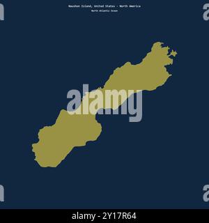 Naushon Island in the North Atlantic Ocean - belonging to United States ...
