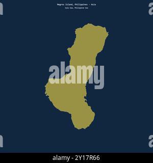 Negros Island in the Sulu Sea - belonging to Philippines. Described ...