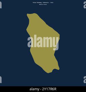 Pulau Pandang in the Malacca Strait - belonging to Indonesia. Described ...