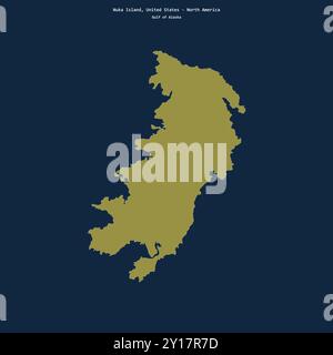 Nuka Island in the Gulf of Alaska - belonging to United States ...