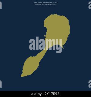 Pagan Island in the Philippine Sea - belonging to United States ...