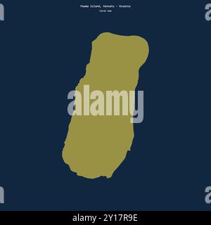 Paama Island in the Coral Sea - belonging to Vanuatu. Described ...
