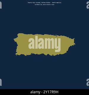 Puerto Rico Island in the Caribbean Sea - belonging to United States ...