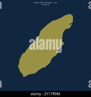 Ponson Island in the Philippine Sea, belonging to Philippines ...