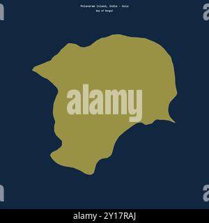 Polavaram Island in the Bay of Bengal - belonging to India. Described ...