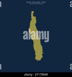 Pentecost Island in the Coral Sea - belonging to Vanuatu. Described ...
