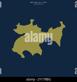 Qamea Island in the South Pacific Ocean - belonging to Fiji. Described ...