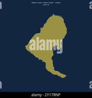 Rendova Island in the Solomon Sea - belonging to Solomon Islands ...