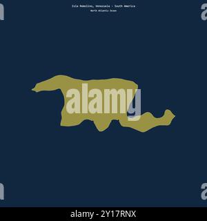 Isla Remolino in the North Atlantic Ocean - belonging to Venezuela ...