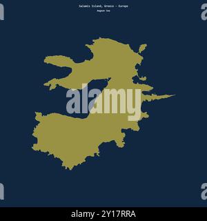 Salamis Island in the Aegean Sea - belonging to Greece. Described ...