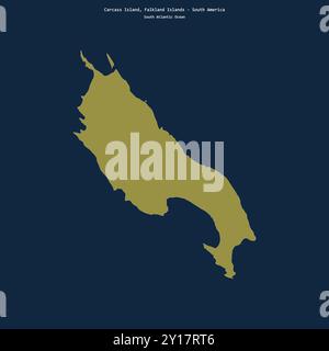 Carcass Island in the South Atlantic Ocean - belonging to Falkland ...