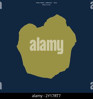 Pulau Rupat in the Malacca Strait - belonging to Indonesia. Described ...