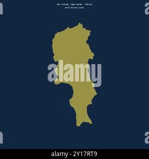 Sal Island in the North Atlantic Ocean - belonging to Cape Verde ...