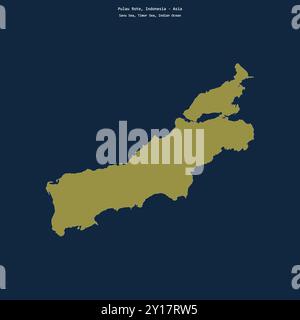 Pulau Rote in the Savu Sea - belonging to Indonesia. Described location ...