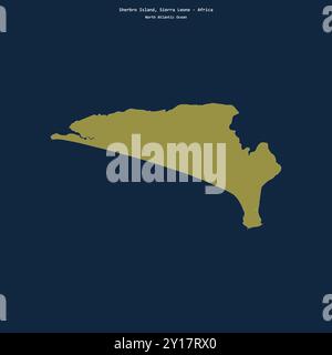 Sherbro Island in the North Atlantic Ocean - belonging to Sierra Leone ...
