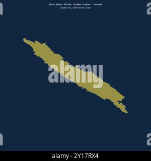 Santa Isabel Island in the Solomon Sea, belonging to Solomon Islands ...