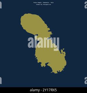 Pulau Sangir in the Celebes Sea, belonging to Indonesia, described and ...