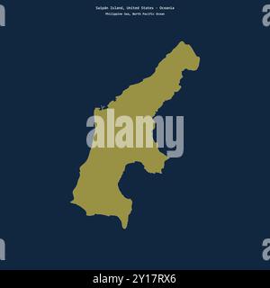 Saipan Island in the Philippine Sea, belonging to United States ...