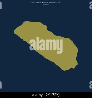 Pulau Sebatik in the Celebes Sea - shared between: Malaysia, Indonesia ...