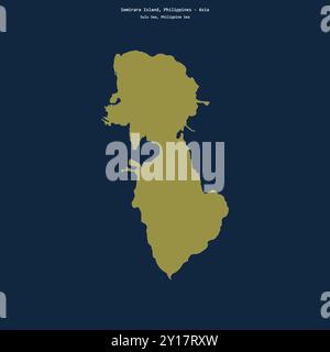Semirara Island in the Sulu Sea - belonging to Philippines. Described ...