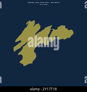 Sitkalidak Island in the Gulf of Alaska - belonging to United States ...
