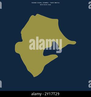 Soledad Island in the North Pacific Ocean - belonging to Colombia ...