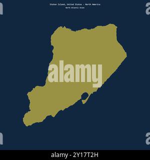 Staten Island in the North Atlantic Ocean, belonging to United States ...
