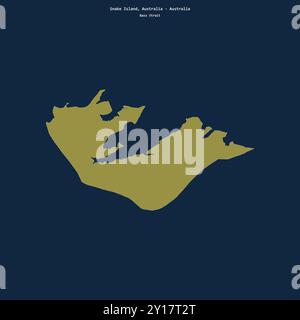 Snake Island in the Bass Strait - belonging to Australia. Described ...