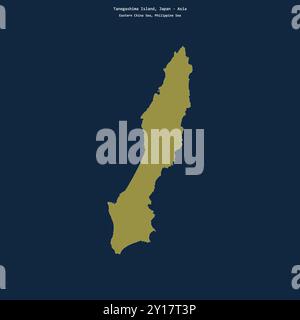 Tanegashima Island in the Philippine Sea, belonging to Japan, isolated ...