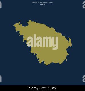 Spetses Island in the Aegean Sea - belonging to Greece. Described ...