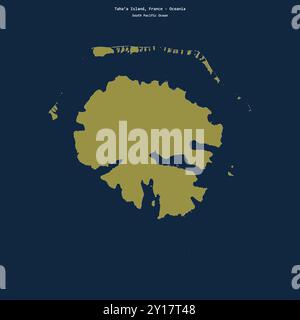 Tahaa Island in the South Pacific Ocean - belonging to France ...