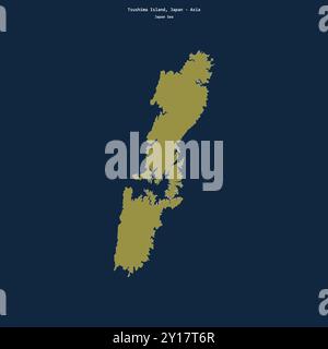 Tsushima Island in the Japan Sea - belonging to Japan. Described ...