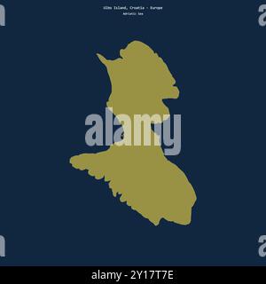 Ulbo Island in the Adriatic Sea - belonging to Croatia. Described ...