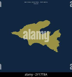 Umak Island in the Bering Sea - belonging to United States. Described ...