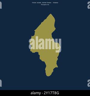 Tinian Island in the Philippine Sea - belonging to United States ...