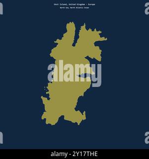 Unst Island in the North Sea - belonging to United Kingdom. Described ...