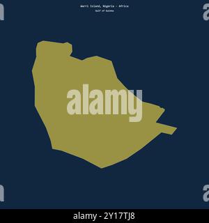 Warri Island in the Gulf of Guinea - belonging to Nigeria. Described ...