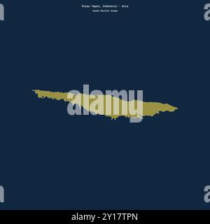 Pulau Yapen in the South Pacific Ocean - belonging to Indonesia ...