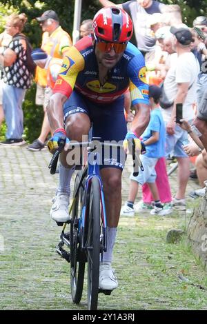 MOSCA Jacopo during the Renewi Tour 2024, Stage 5, Menen ...