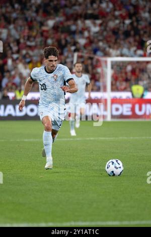Chelsea forward Pedro Neto (7) in action during the Tottenham Hotspur v ...