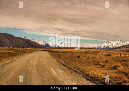 The wilderness of the arid desert like Hakatere Valley and southern ...