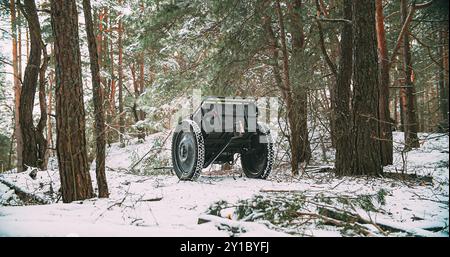 Abandoned German Infantry Cart Or Handcart Infanteriekarren If8 Of ...