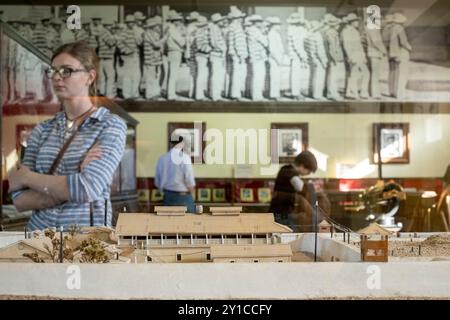 Yuma Territorial Prison museum displays Stock Photo - Alamy