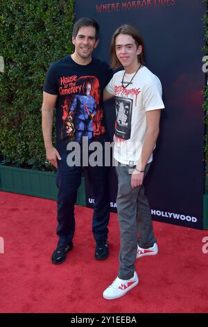 Hunter Troy Rothwell bei der Eröffnung der Halloween Horror Nights in ...